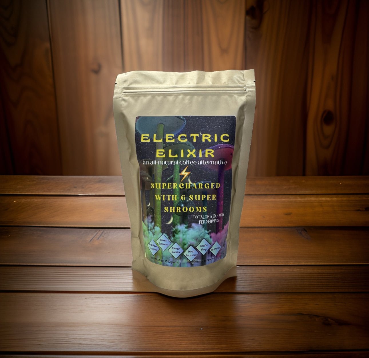 Electric Elixir | coffee alternative made with mushrooms